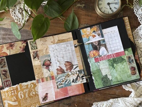Create an Art Journal Album & Collage Pop-Up Cards with Journaling ...