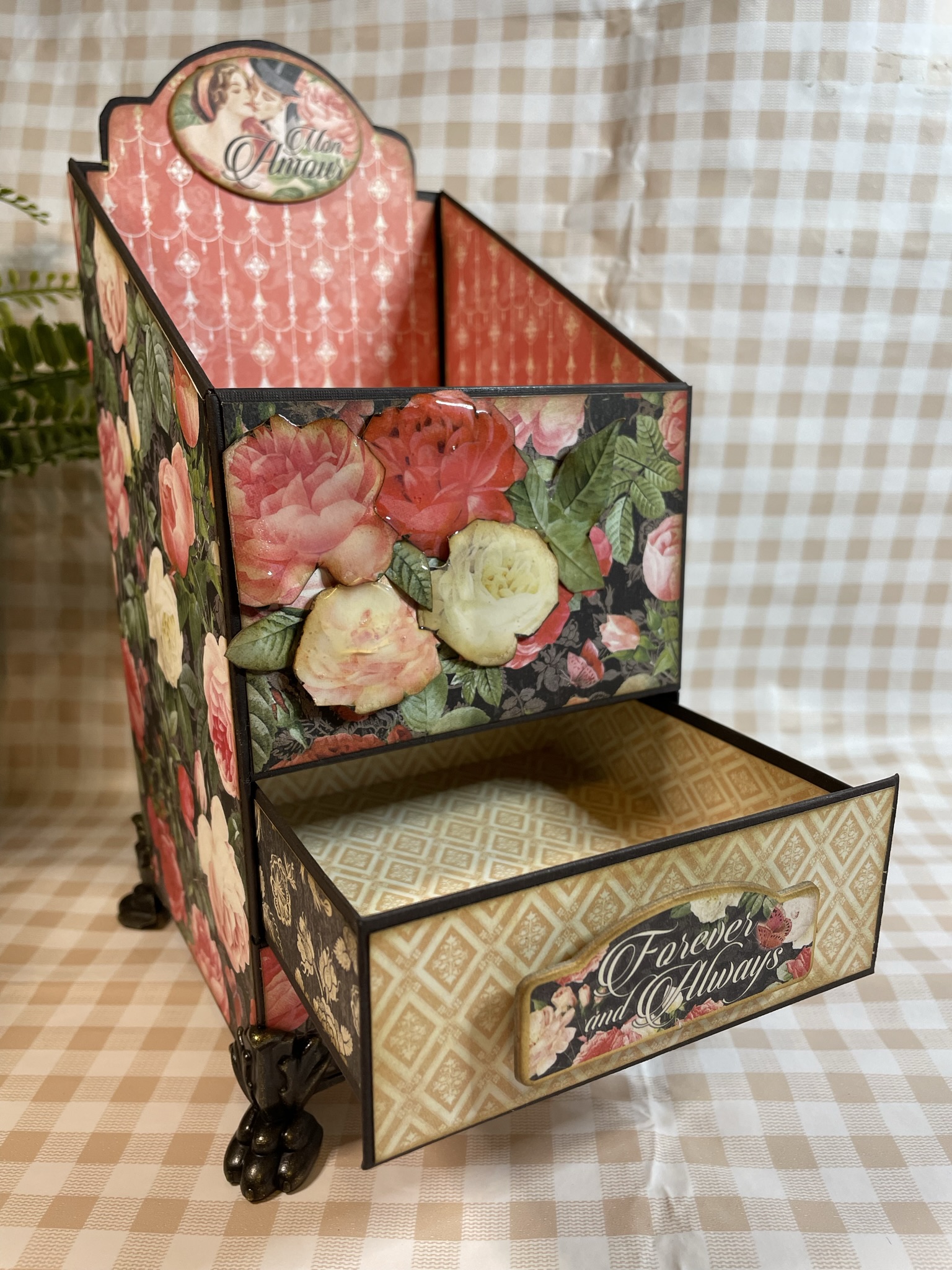 DIY Staples Storage Container – Graphic 45 Papers