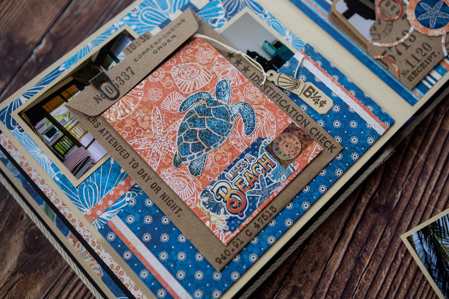 Paradise Mini Album Tutorial – Graphic 45 Papers