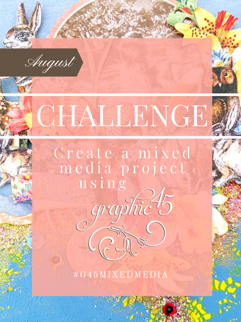 Mixed Media Album Cover Tutorial – Graphic 45 Papers