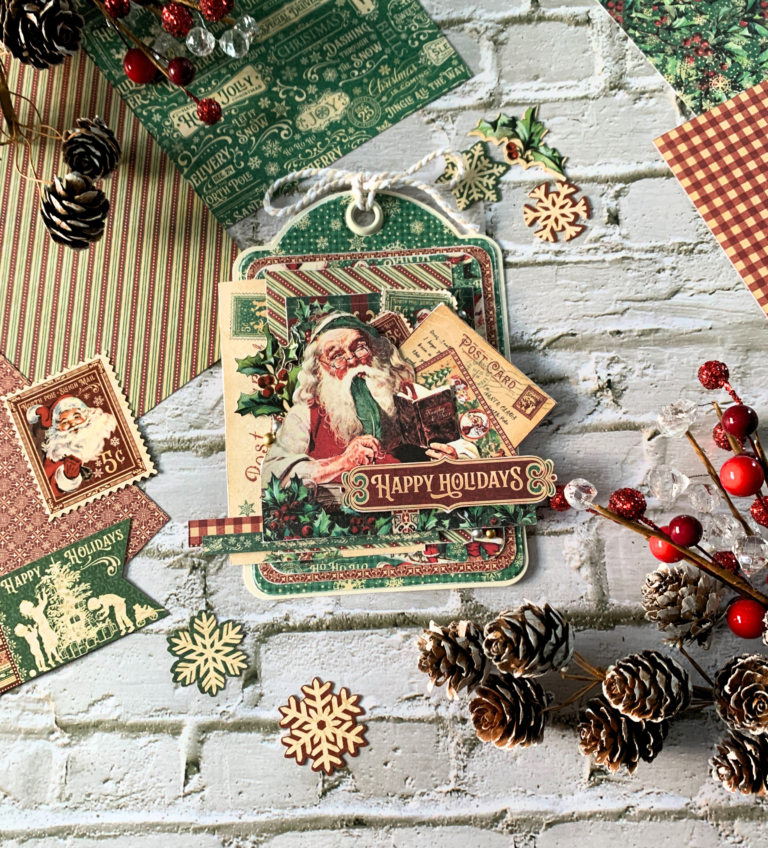 Crafting Festive Christmas Gift Tags – Graphic 45 Papers