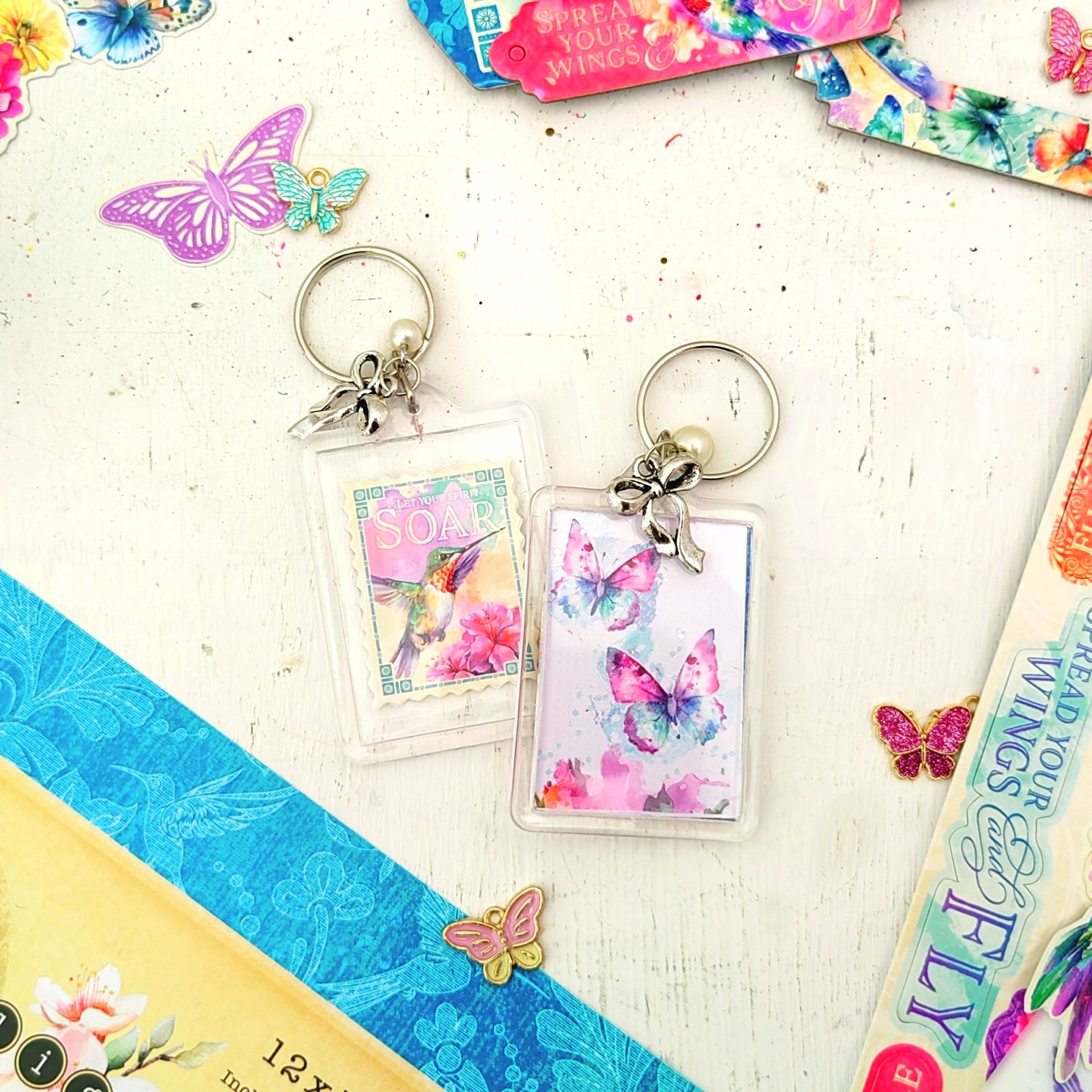 Create Personalized Key Rings with the Flight of Fancy Collection by ...