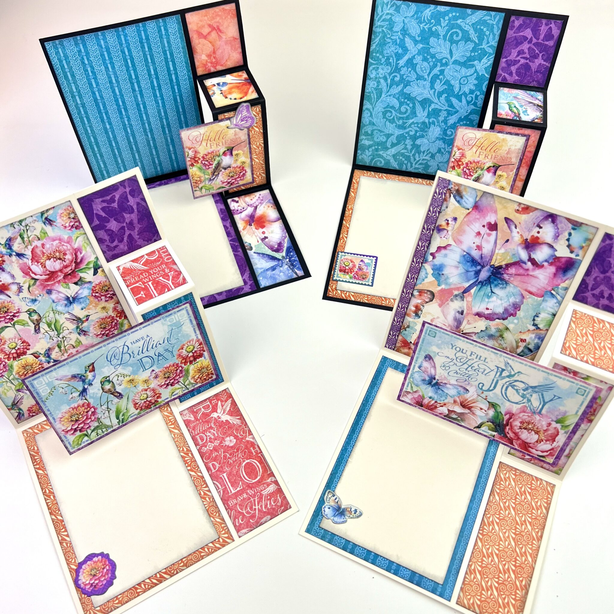 Elevate Your Card Making: Stair-Step Cards with G45’s Flight of Fancy ...