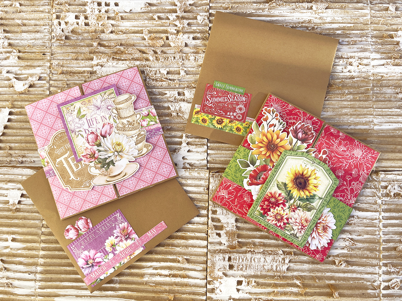 Level Up Your Cardmaking! Stunning Belly Band Pop-Up Cards – Graphic 45 ...