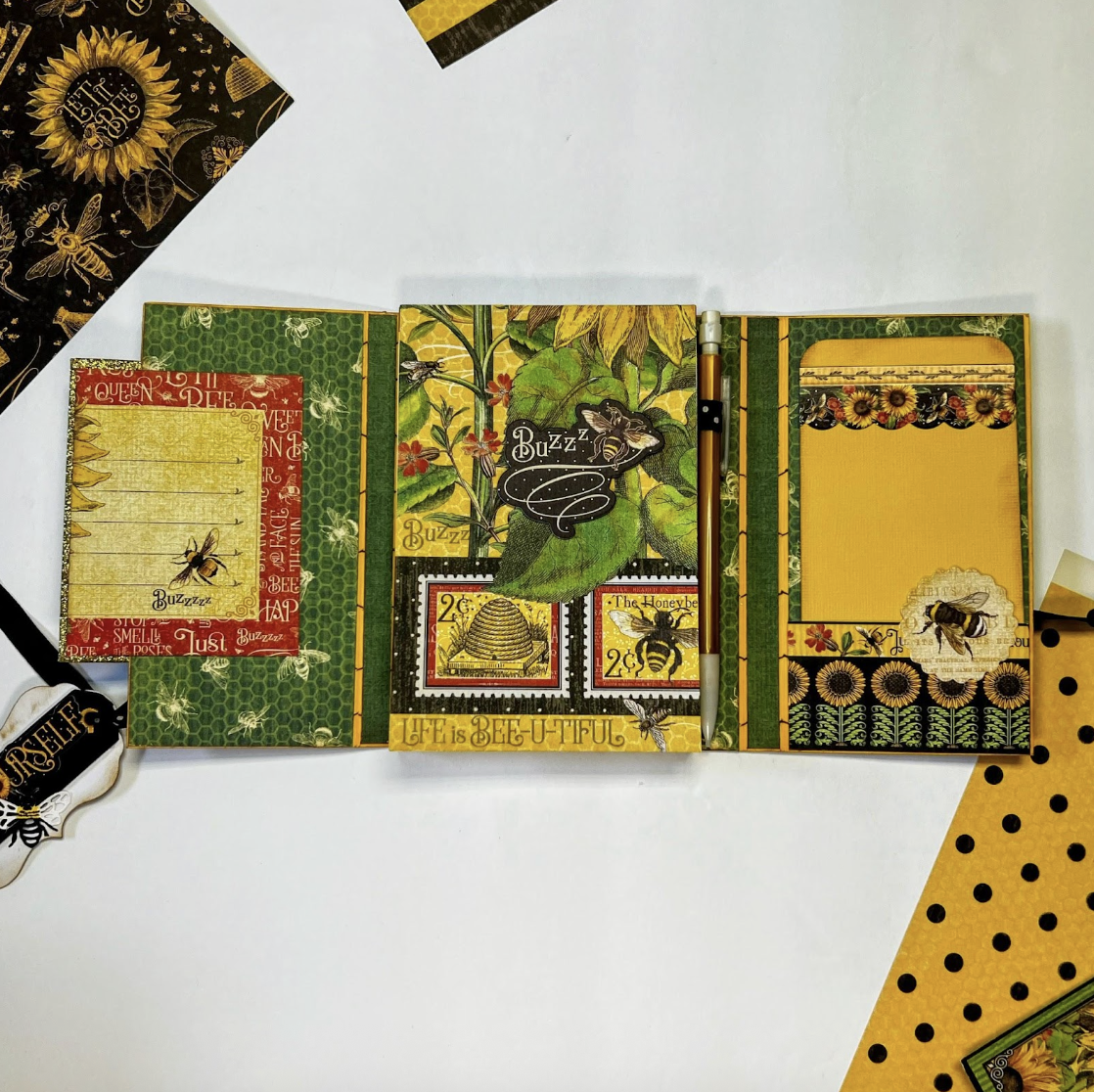 DIY Garden Notebooks with the Let It Bee – Graphic 45 Papers