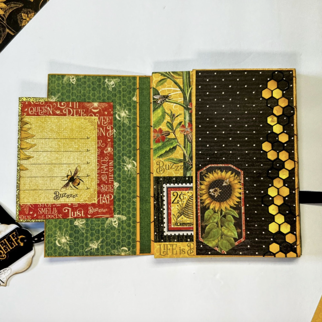 DIY Garden Notebooks with the Let It Bee – Graphic 45 Papers