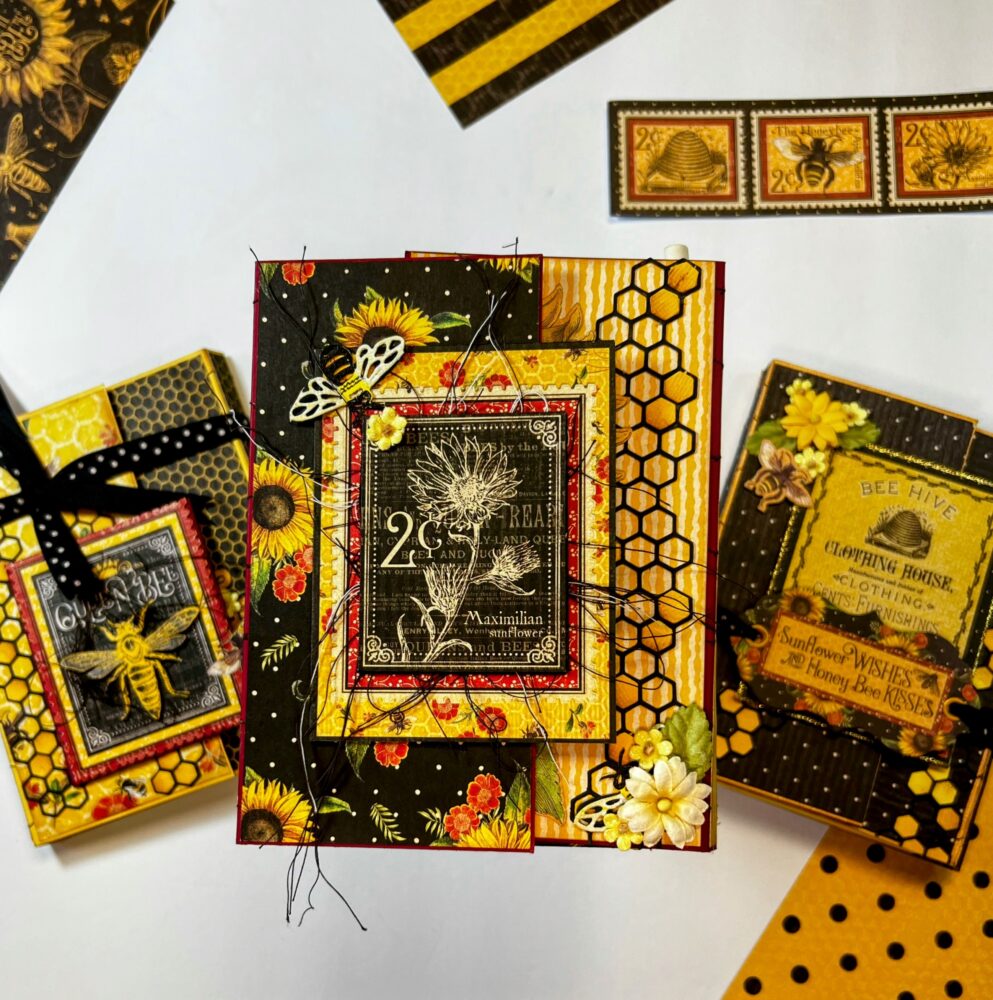 DIY Garden Notebooks with the Let It Bee – Graphic 45 Papers