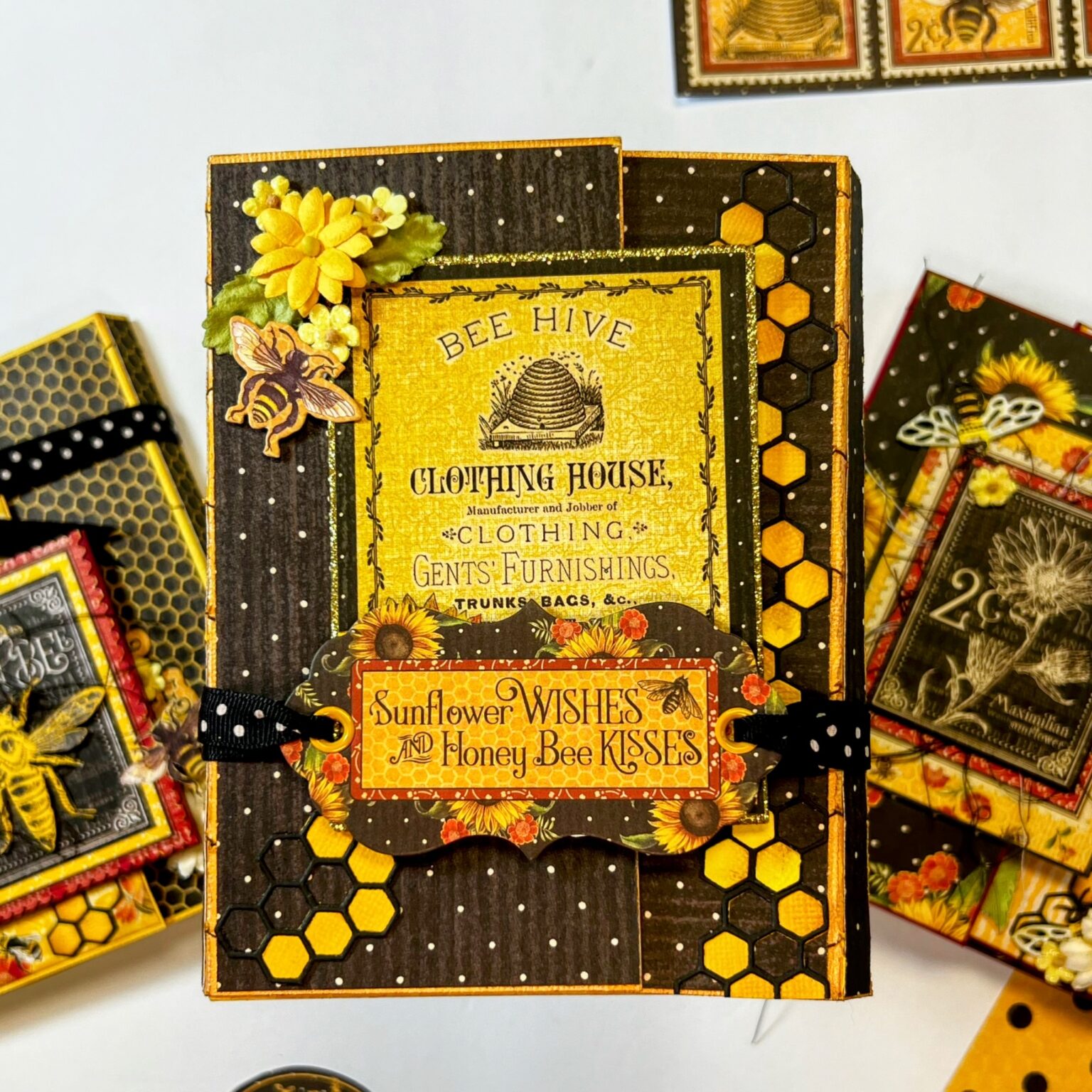 DIY Garden Notebooks with the Let It Bee – Graphic 45 Papers