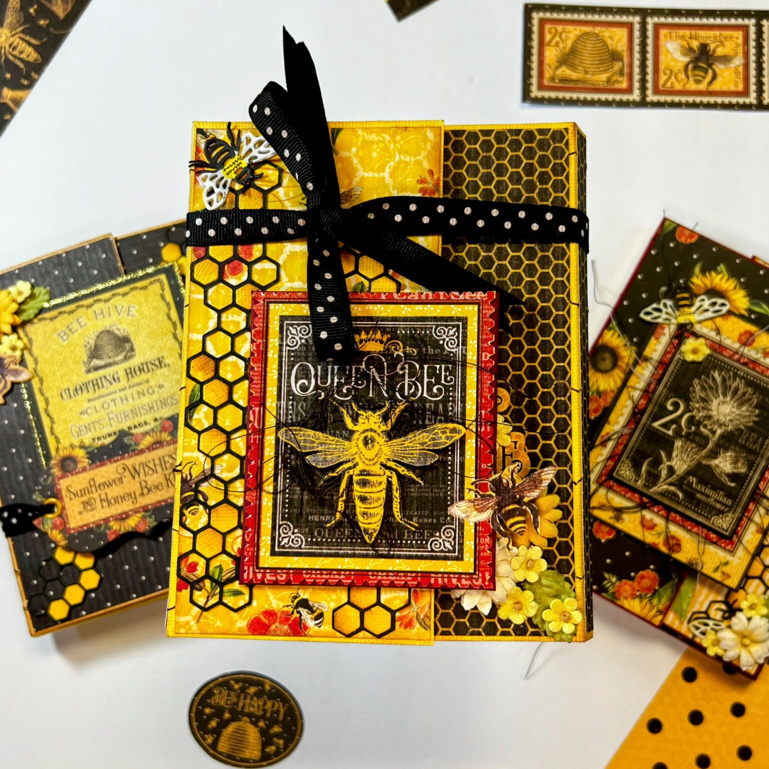 DIY Garden Notebooks with the Let It Bee – Graphic 45 Papers