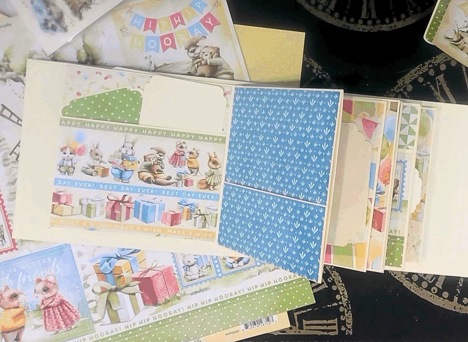 Hip Hip Hooray 12×12 Patterns & Solids Pack – Graphic 45 Papers