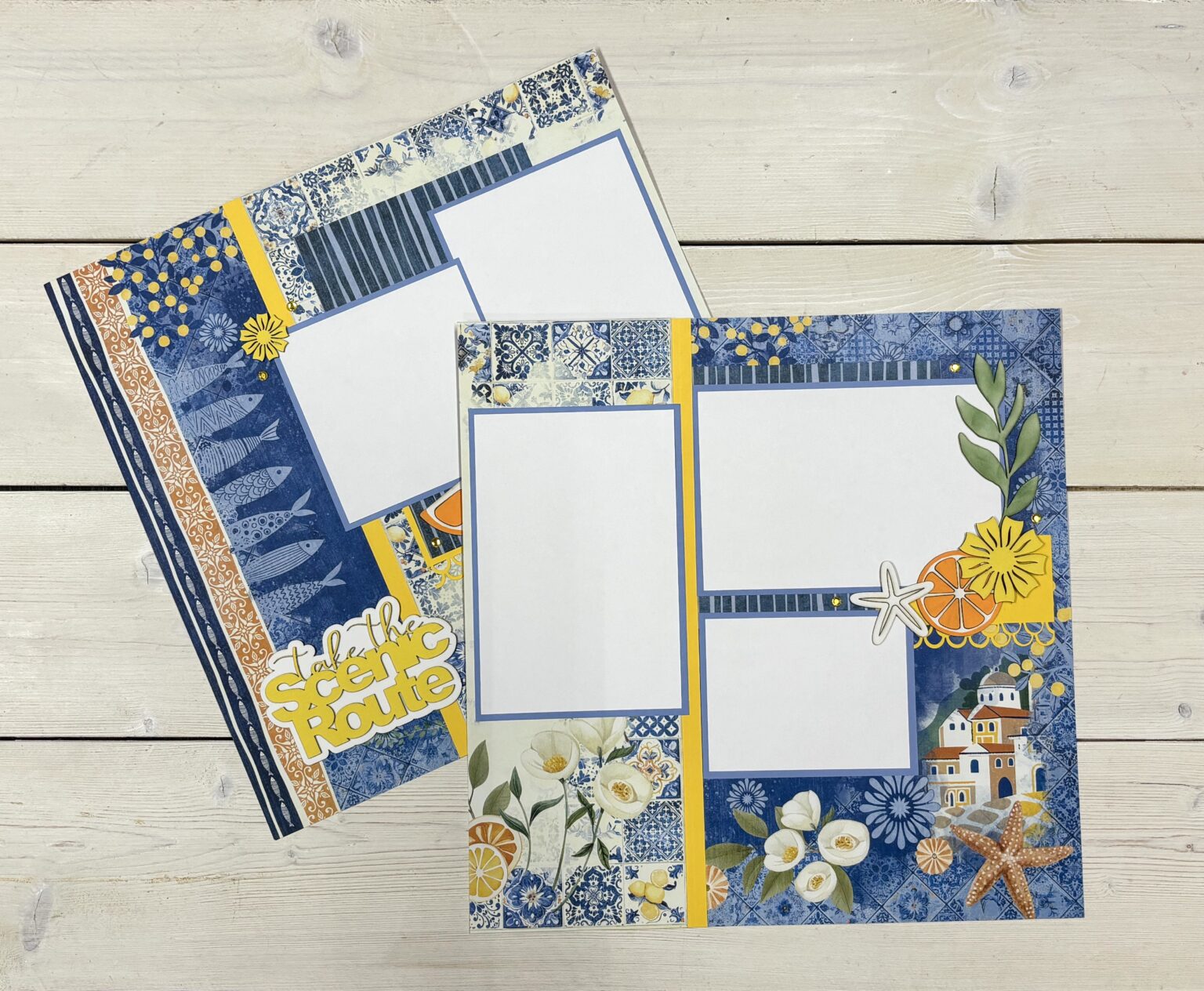 Master Pattern Mixing: Scenic Route Scrapbook Layout Tutorial – Graphic ...
