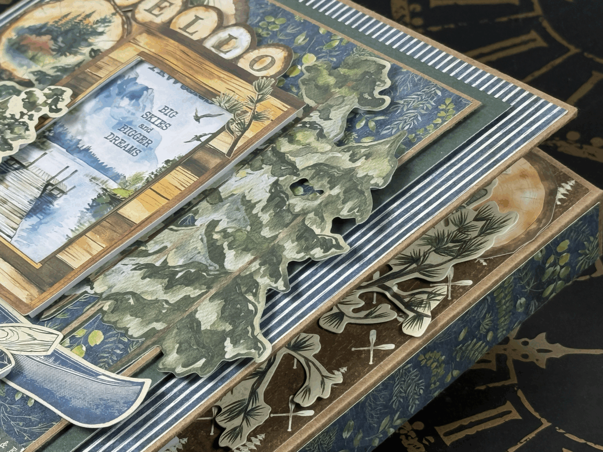 The Secret to Gorgeous Layered Mini Albums: Creatively Michelle Reveals ...
